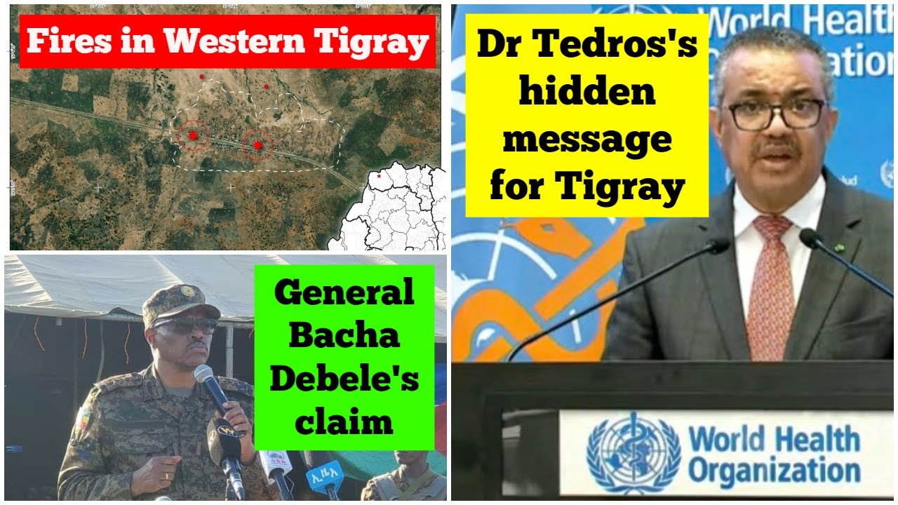 Western Tigray | Dr Tedros Adhanom Tigray | General Bacha Debele ...