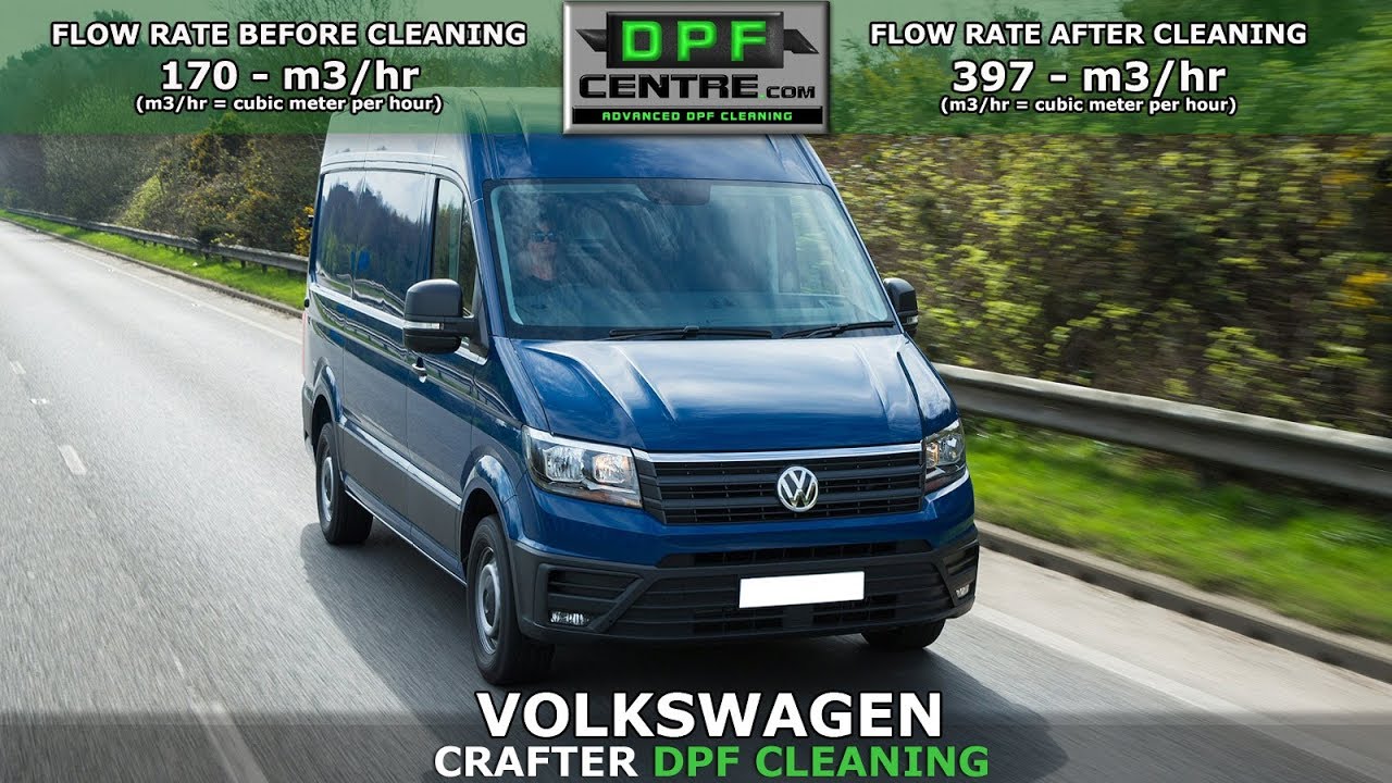 Volkswagen Crafter 2.0 TDI DPF Cleaning - YouTube