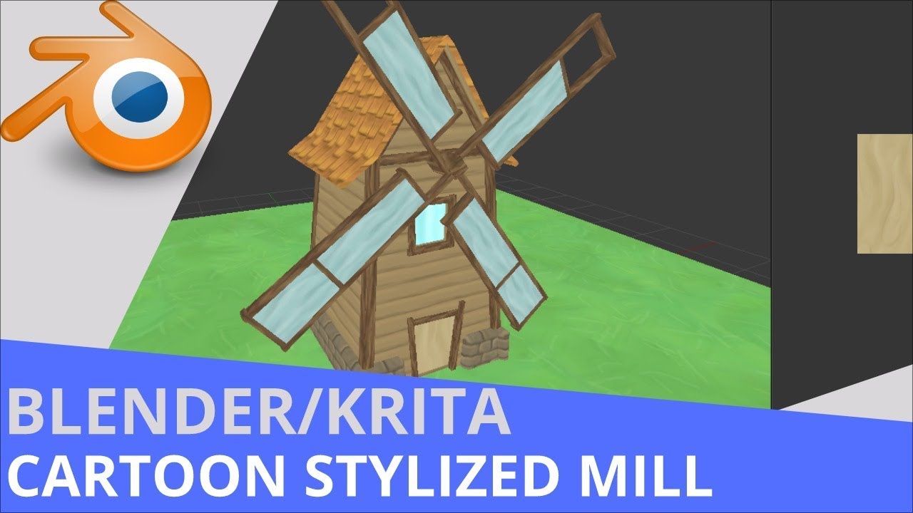 Blender & Krita - Timelapse - Modeling and Hand Painting a Stylized ...