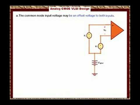 Analog CMOS VLSI Lecture Three -3: Inroducing Differential Amplifier - YouTube