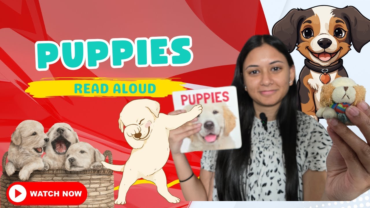 Puppies 🐶 - Book read aloud - YouTube