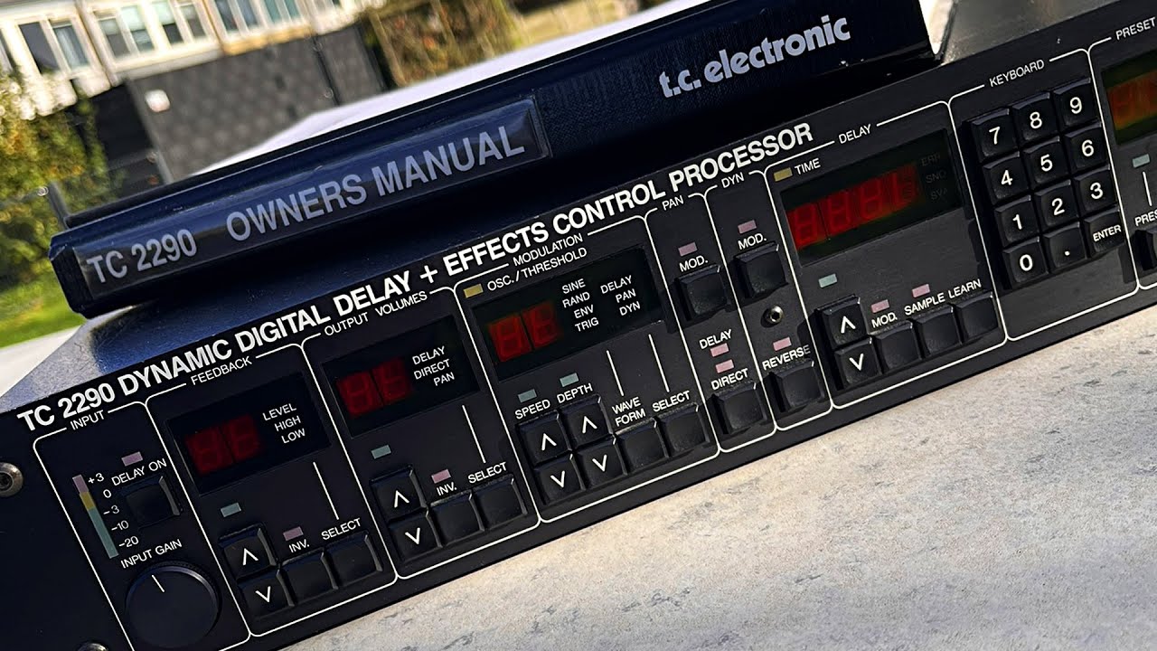 The Legendary TC 2290 - Final Studio Version (SA02/ME04) - 8 Sec Delay ...