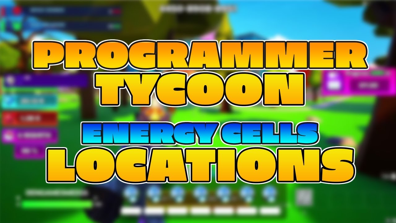 Fortnite Programmer Tycoon💻 Energy Cells Locations - YouTube
