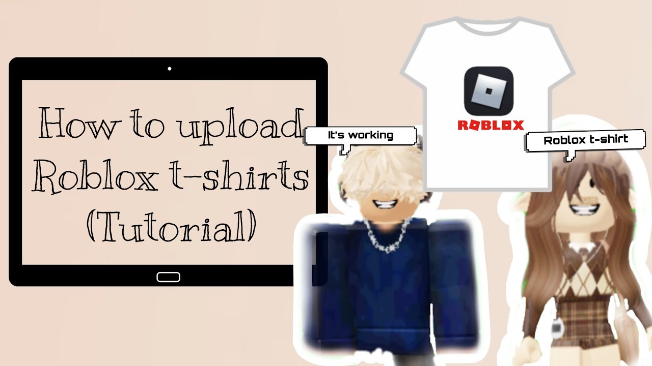 How to upload Roblox t-shirts (tutorial) It is working omg@Mangoclush ...