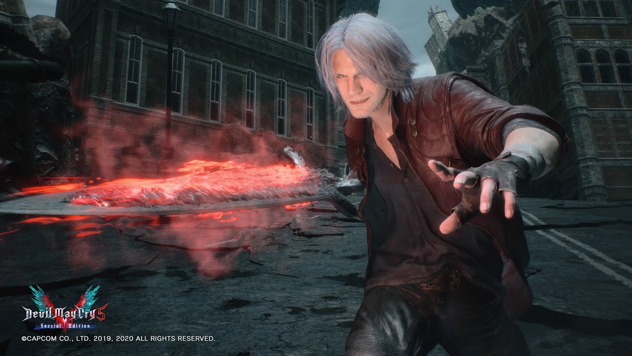 Dante vs Cavaliere Angelo Devil May Cry 5 Special Edition - YouTube