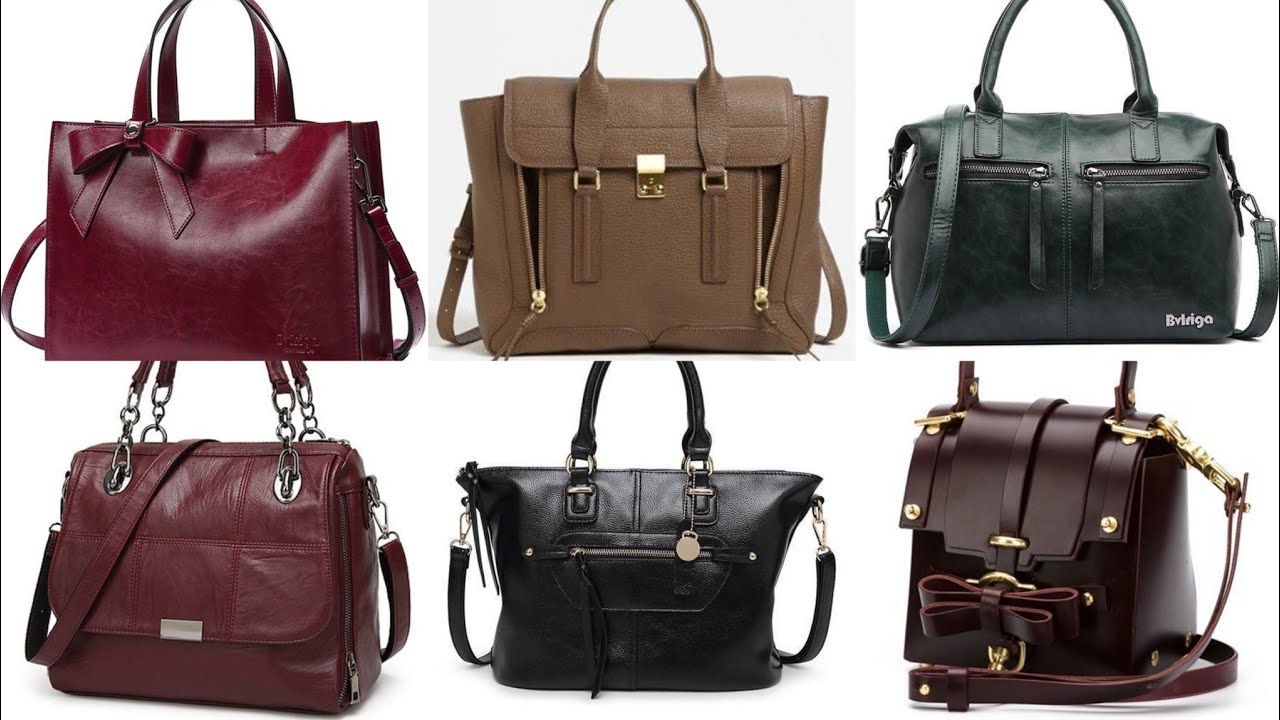 customize pure leather women high capacity handbags/tote bags/office ...