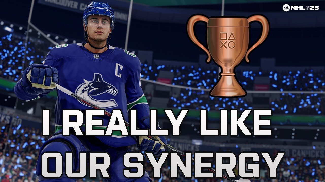 NHL 25 - I Really Like Our Synergy Trophy Guide - YouTube