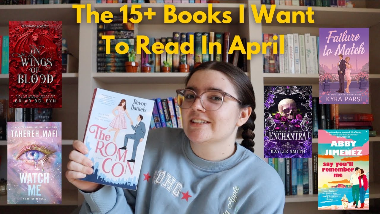 The 15+ Books I Want To Read In April | April TBR - YouTube
