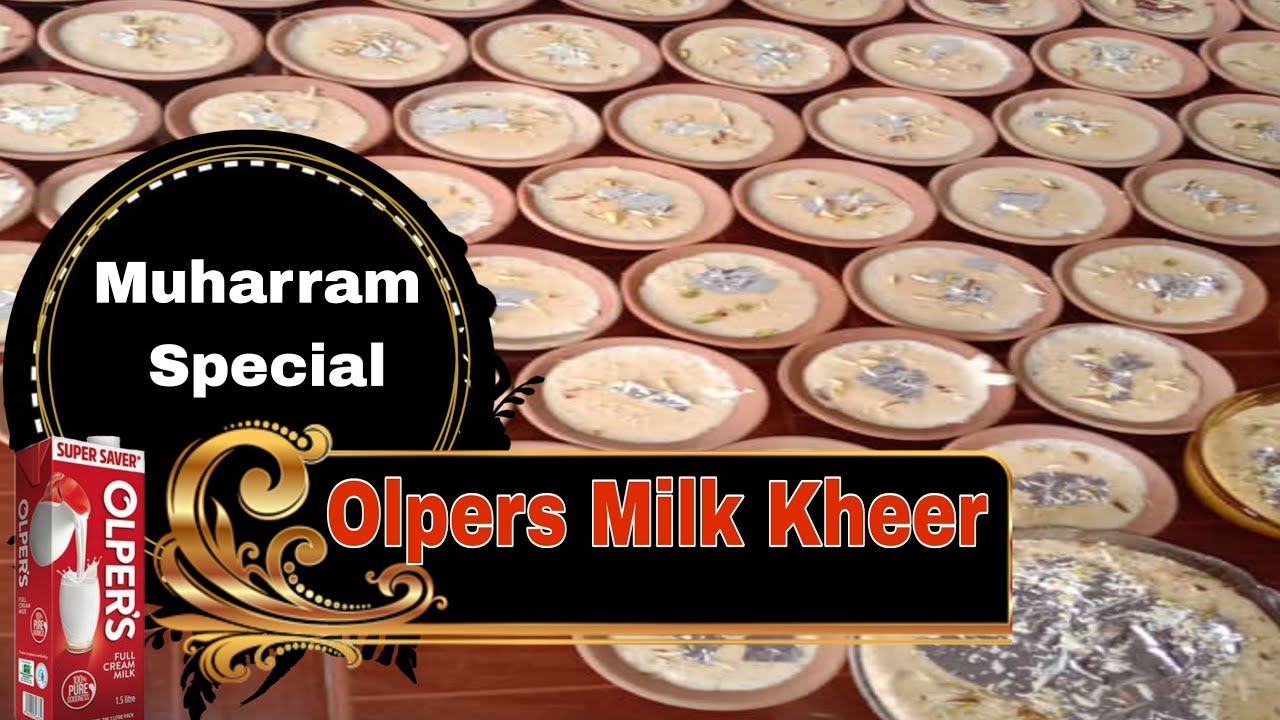 Muharram Special Kheer/olpers Milk kheer - YouTube