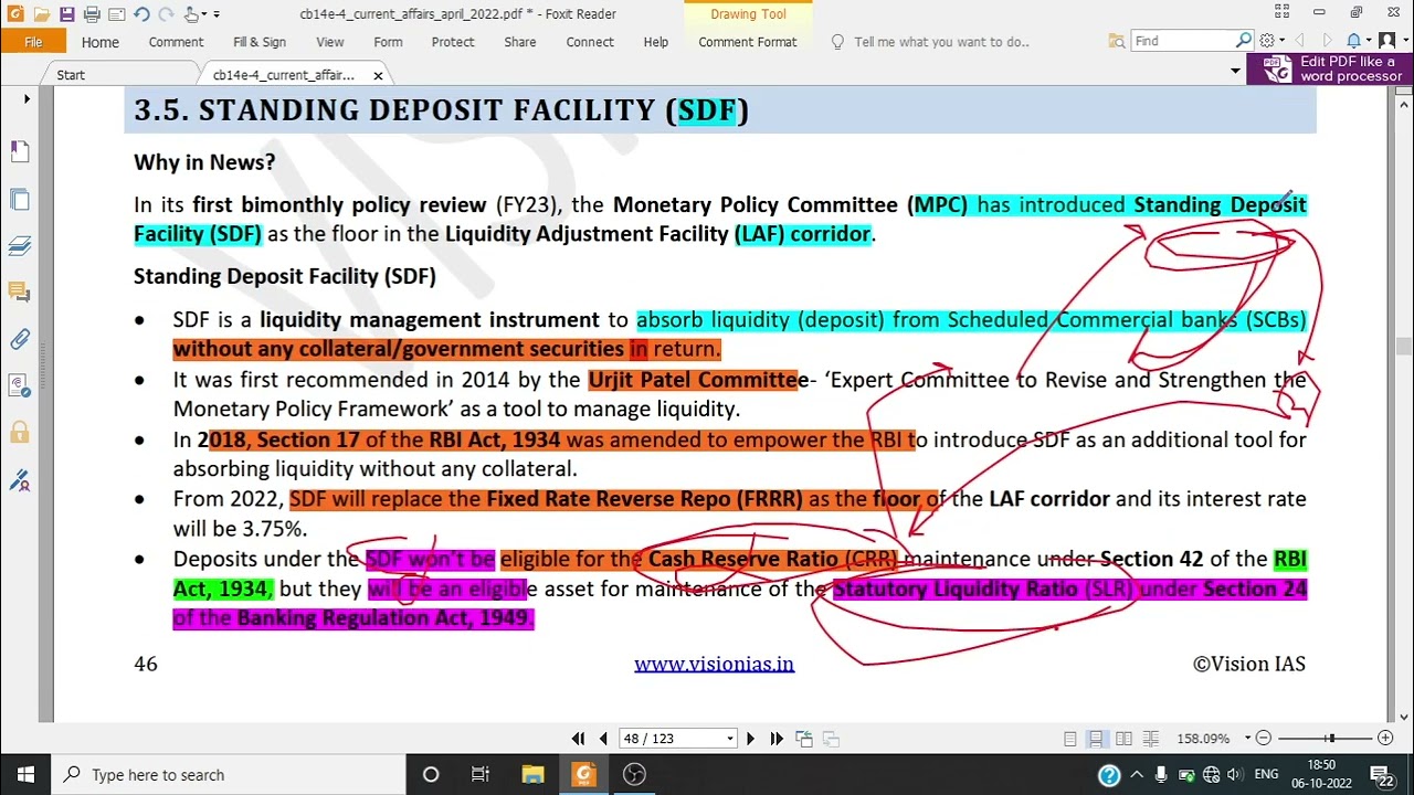 Standing Deposit Facility , Liquidity trap , LAF corridor , Repo ...