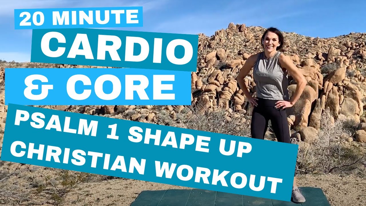 20 minute Christian Cardio and Core HIIT┃No Equipment┃ Psalm 1 ...