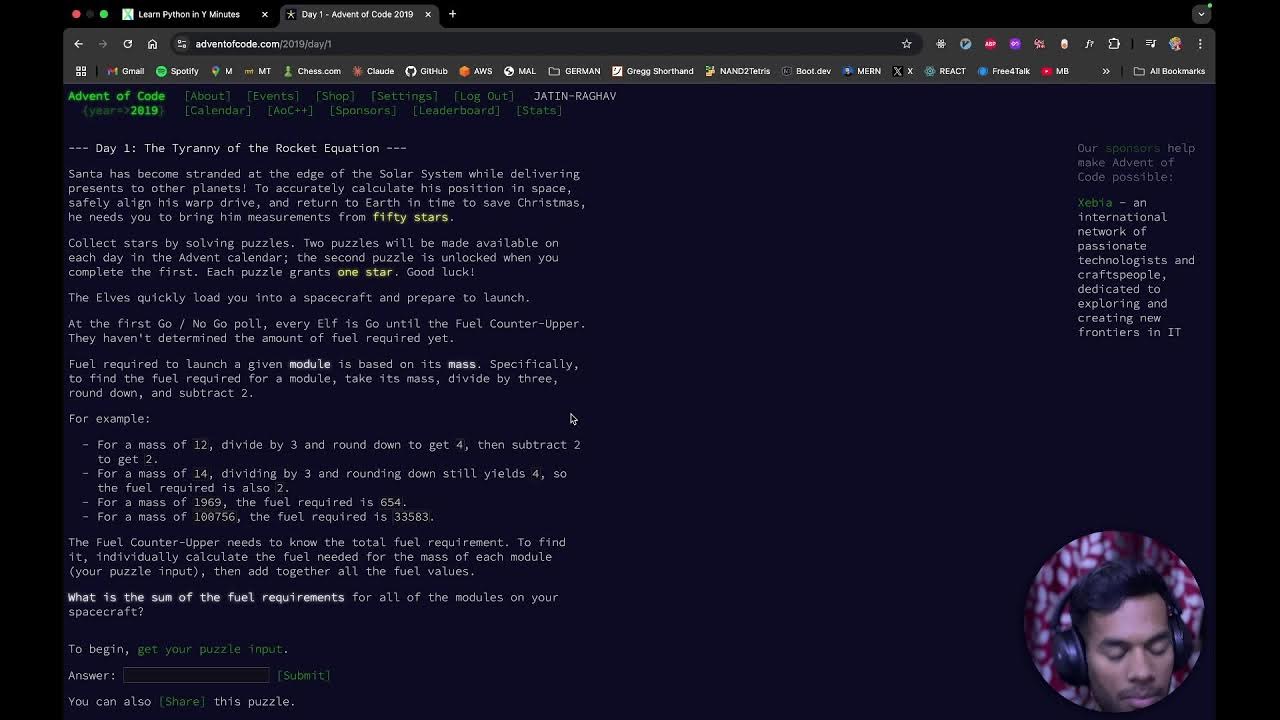 Advent Of Code Python | STREAM #2 - YouTube