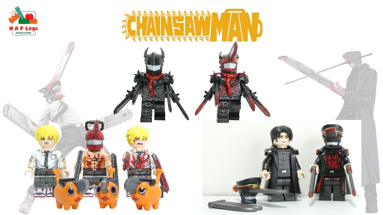 LEGO Chainsaw | Man Denji , Katana Man & Chainsaw Devil | NAP Lego ...