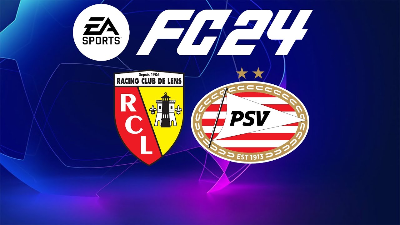 Lens vs PSV Eindhoven | 2023-24 UEFA Champions League | EA FC 24 - YouTube