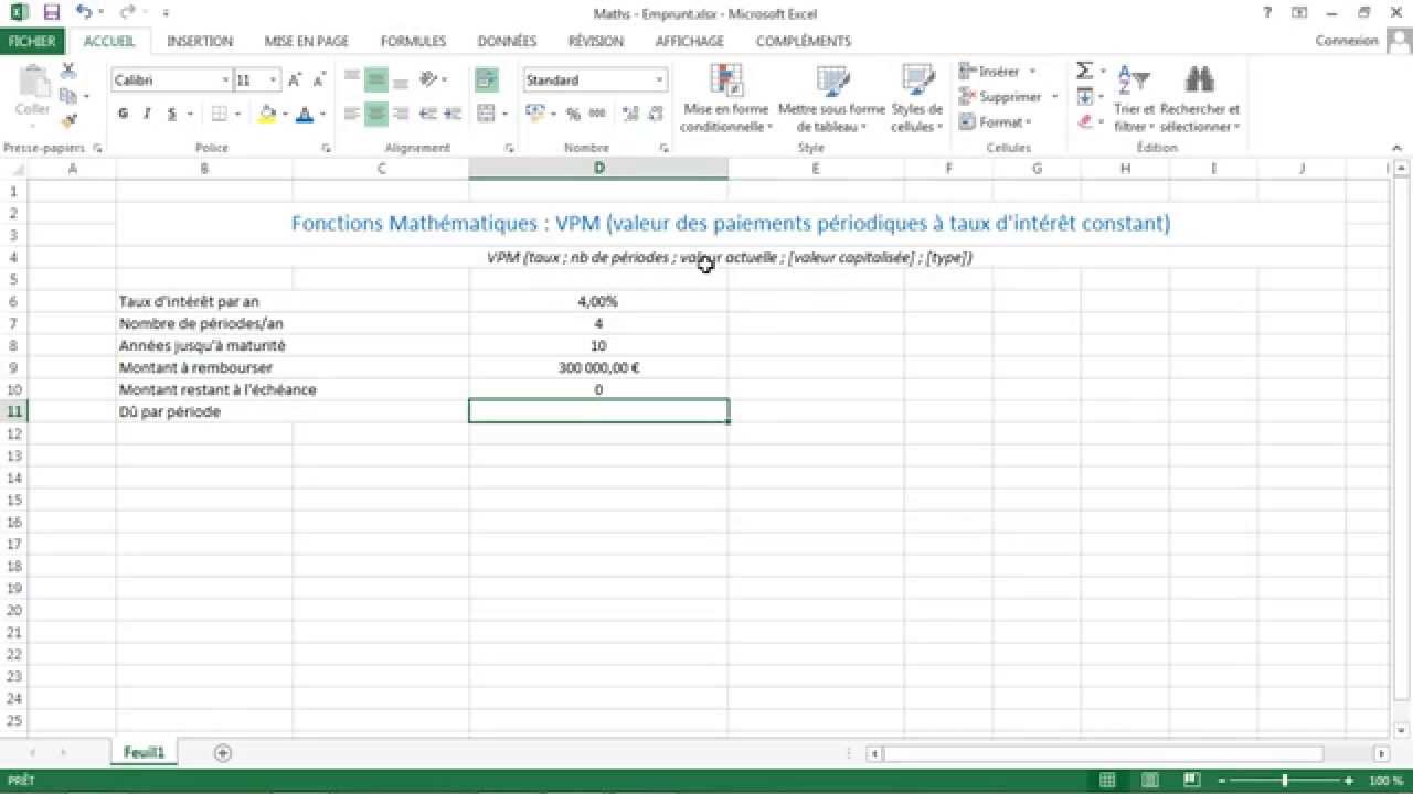 La fonction VPM - YouTube