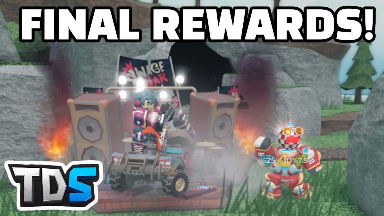 Completing Battlepass + Reward Showcase! (Roblox TDS) - YouTube