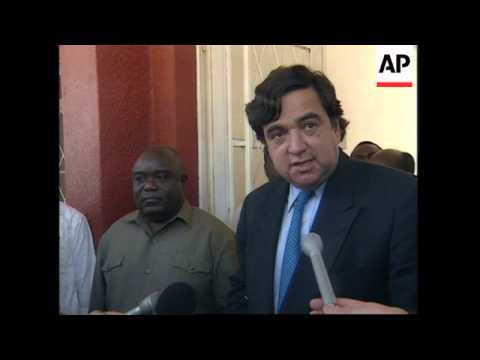 CONGO: US AMBASSADOR TO UN BILL RICHARDSON VISIT
