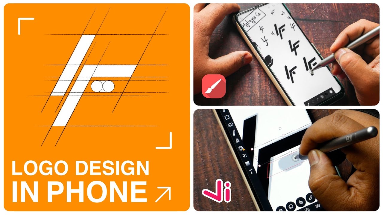 I Designed a Logo from Scratch on my Phone | Logo Design Process in ...