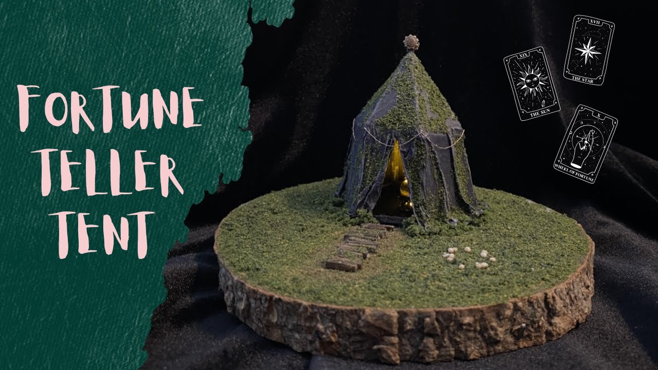 Miniature Medieval Witch Tent Diorama │ DIY Tutorial - YouTube