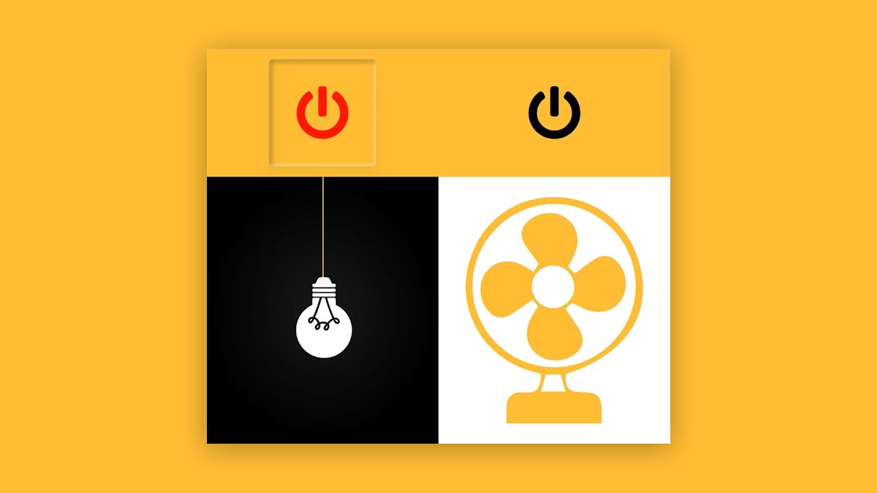 Interactive Home Automation: Creating a Fan and Bulb System with HTML ...