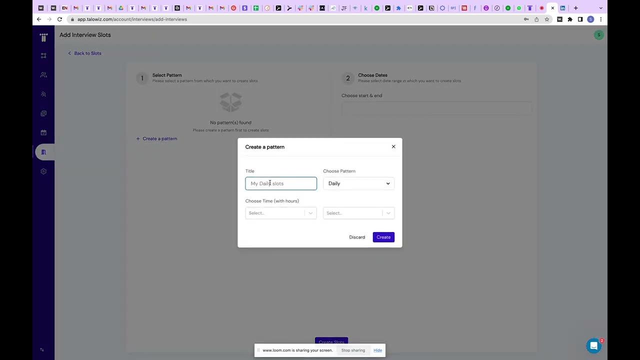 Create Interview Slots - YouTube