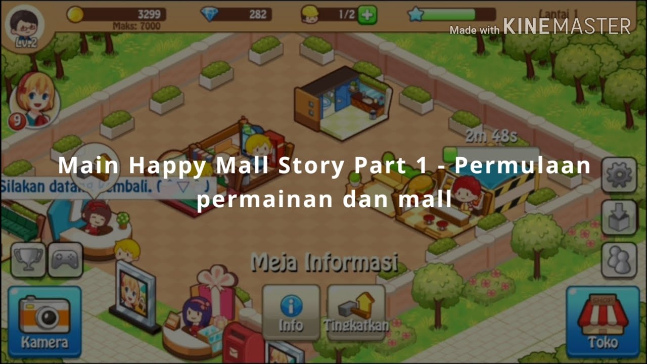 Main Happy Mall Story Part 1 - Permulaan permainan dan mall - YouTube