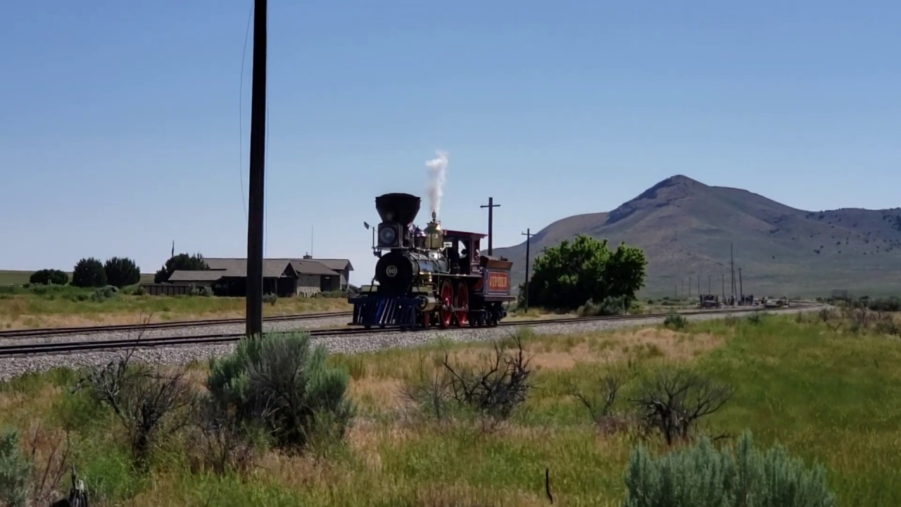 Jupiter Locomotive Train at Golden Spike National Historic Park! 7/5/19 ...