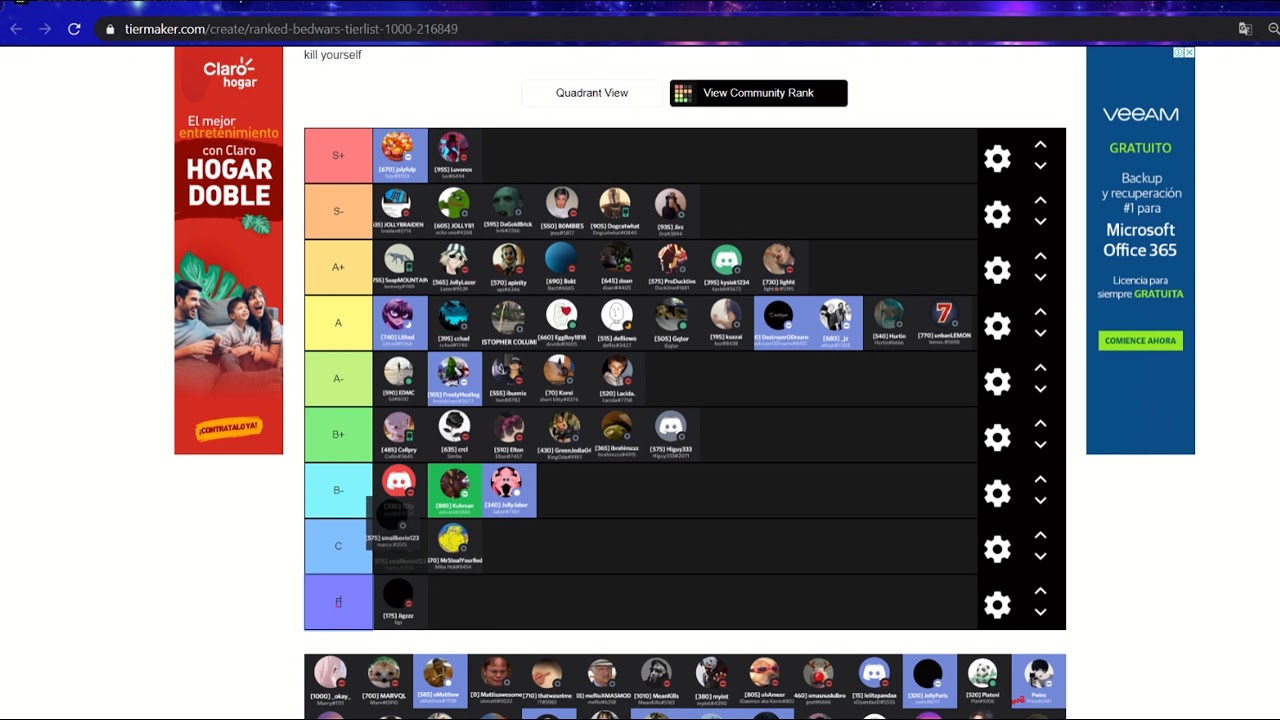 Ranked Bedwars Player Tier List YouTube ranked-bedwars-player-tier-list-youtube