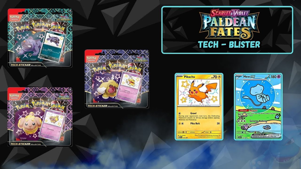 Pokemon Tech Sticker Kollektion - YouTube