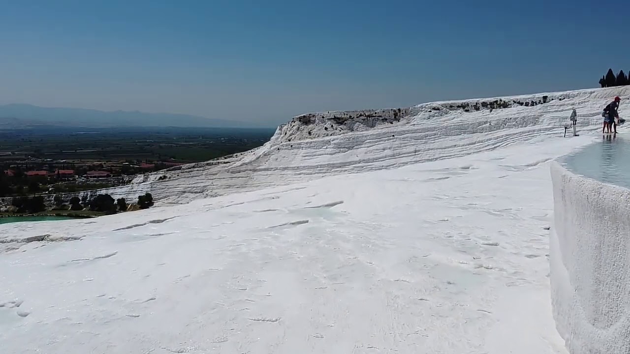 Piscinele de calcar Pamukkale Turcia - YouTube