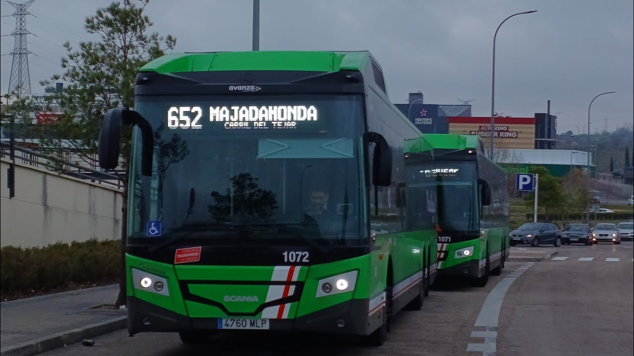 castrosua Magnus H Scania K360HB de Avanza N°1072 en la línea 652 - YouTube