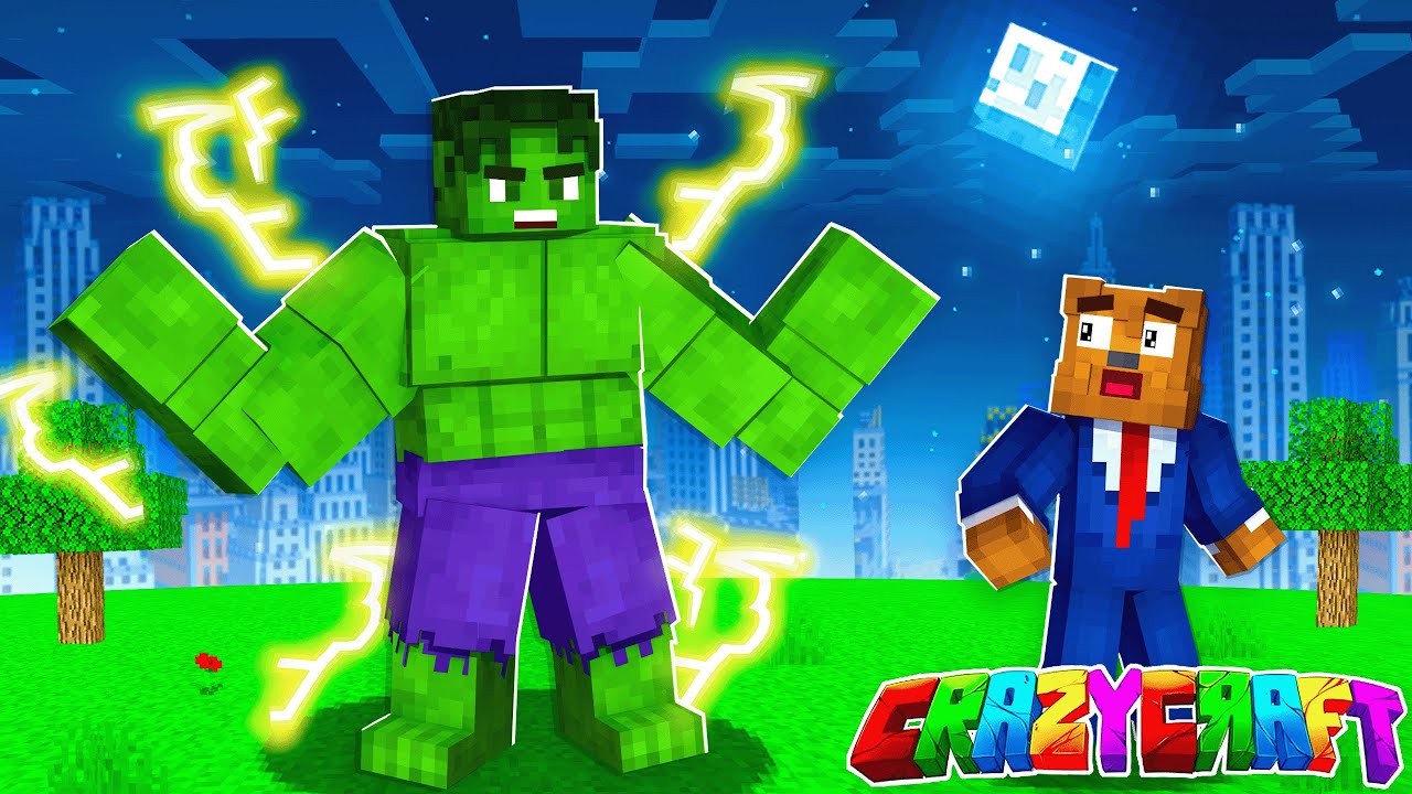 Creating The ELECTRIC HULK In Minecraft Crazy Craft - YouTube