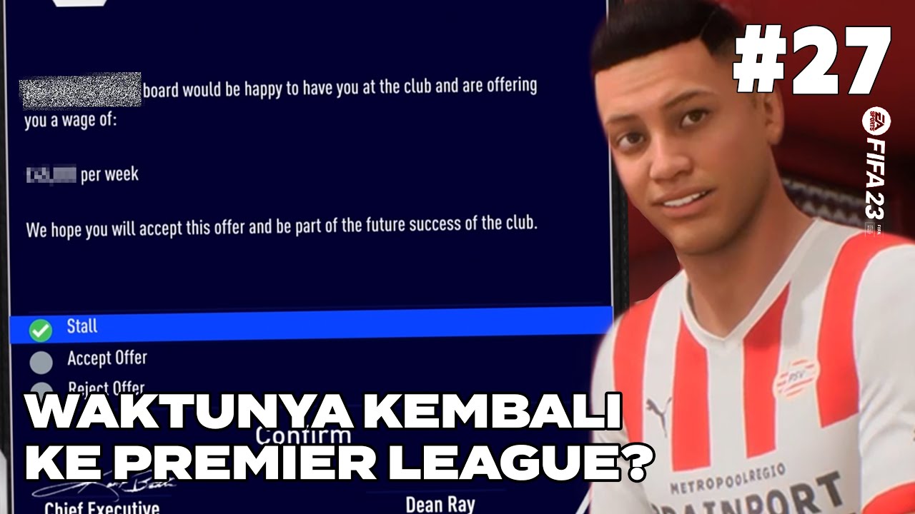 FIFA 23 FULL-BACK PLAYER CAREER MODE | DEAN RAY KEMBALI MENDAPAT ...
