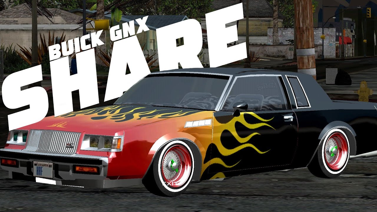 SHARE BUICK GNX 1987 LOWRIDER - YouTube