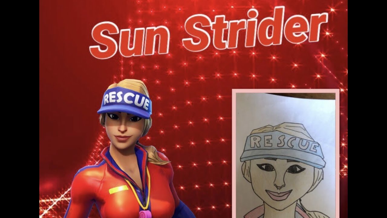 Fortnite Drawing Competition: Sun Strider - YouTube