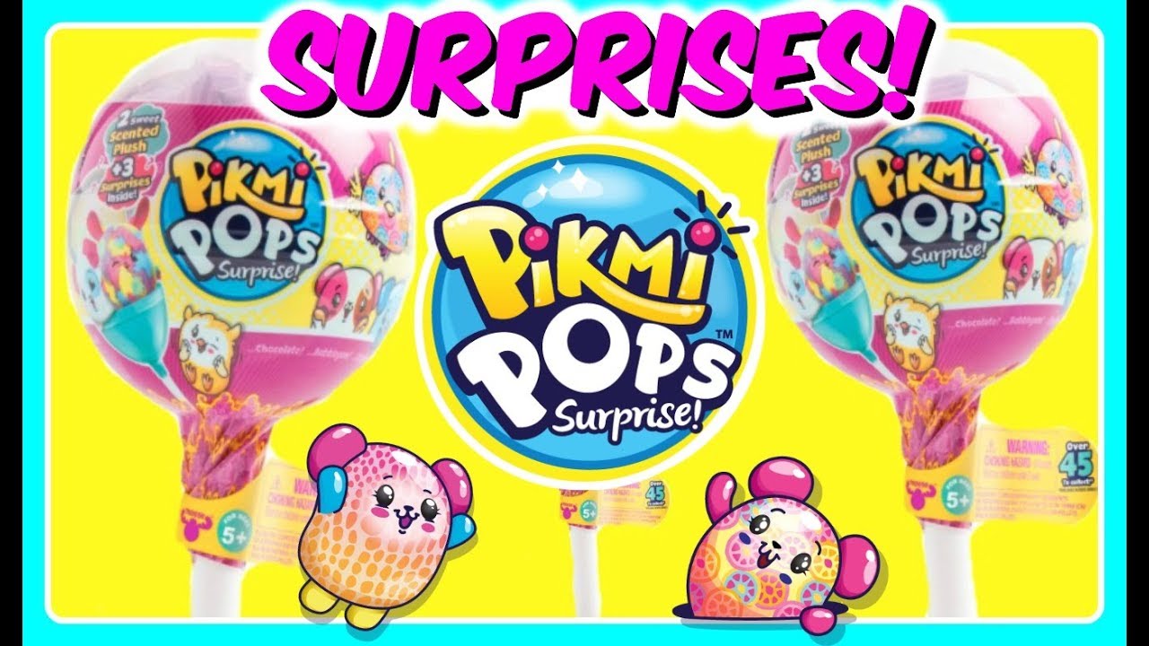 Pikmi Pops SURPRISES FUN TOYS HUGE GIANT Lollipops Secret Hidden ...