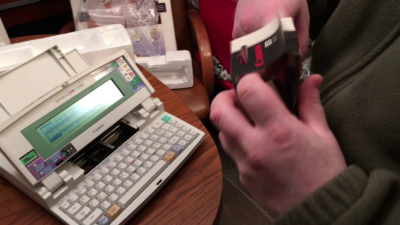 Canon StarWriter 350c - unboxing - part 6 - YouTube