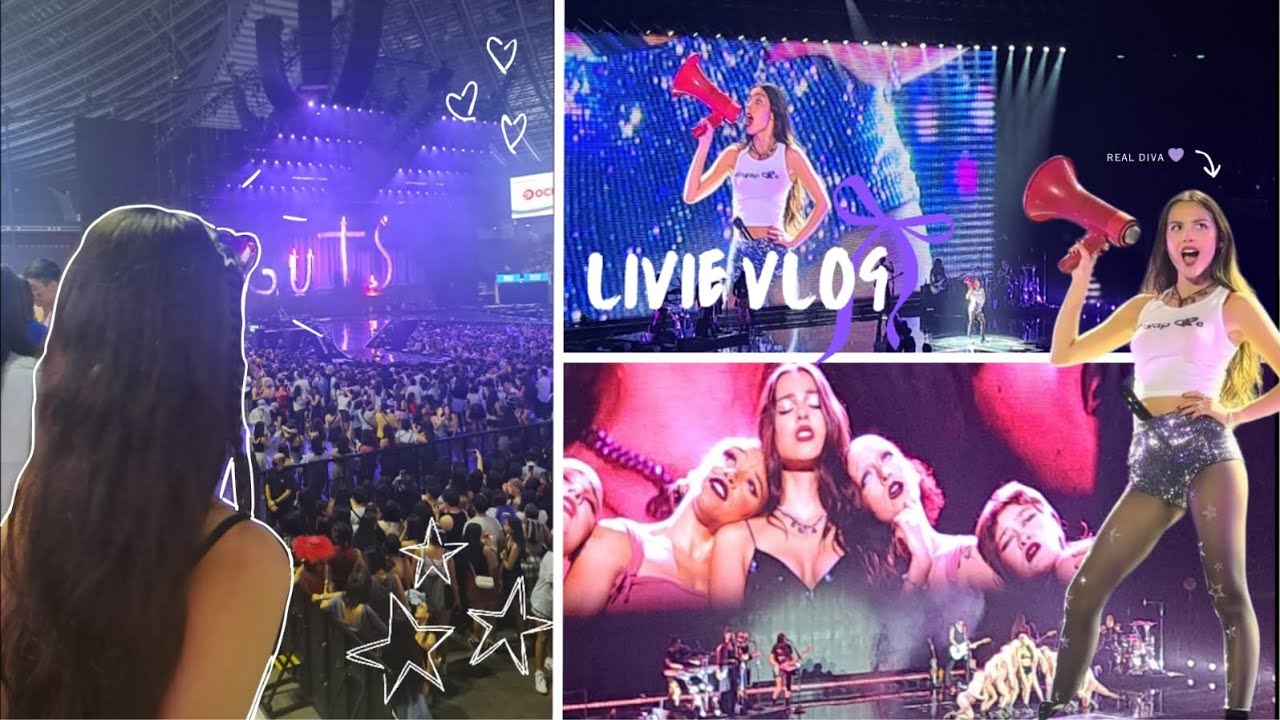 GUTS world tour vlog 🎀💜 : my first concert - YouTube