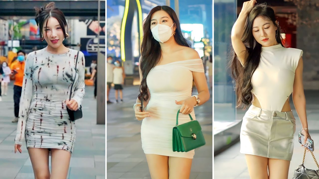 mejores street fashion china | hottest girls street style EP 17 - YouTube
