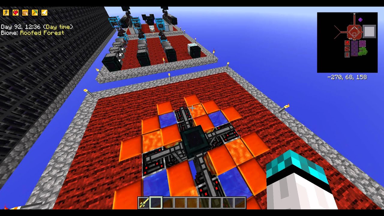 Minecraft SKY FACTORY 2 TOUR OF MY BASE - YouTube