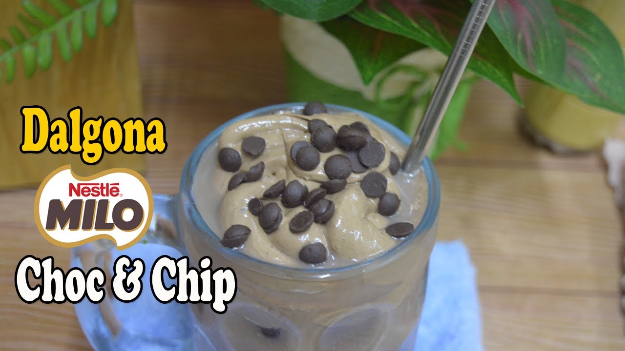 DALGONA Milo VIRAL Choc & Chip Confirm Jadi - YouTube