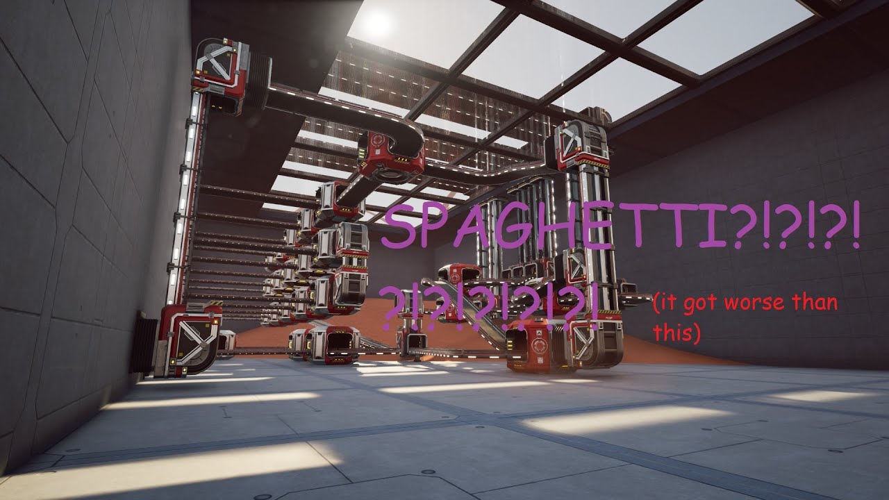 Showing off my auto sorting system in Satisfactory - YouTube