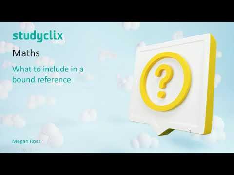 How to Make the Best VCE Maths Bound Reference - YouTube
