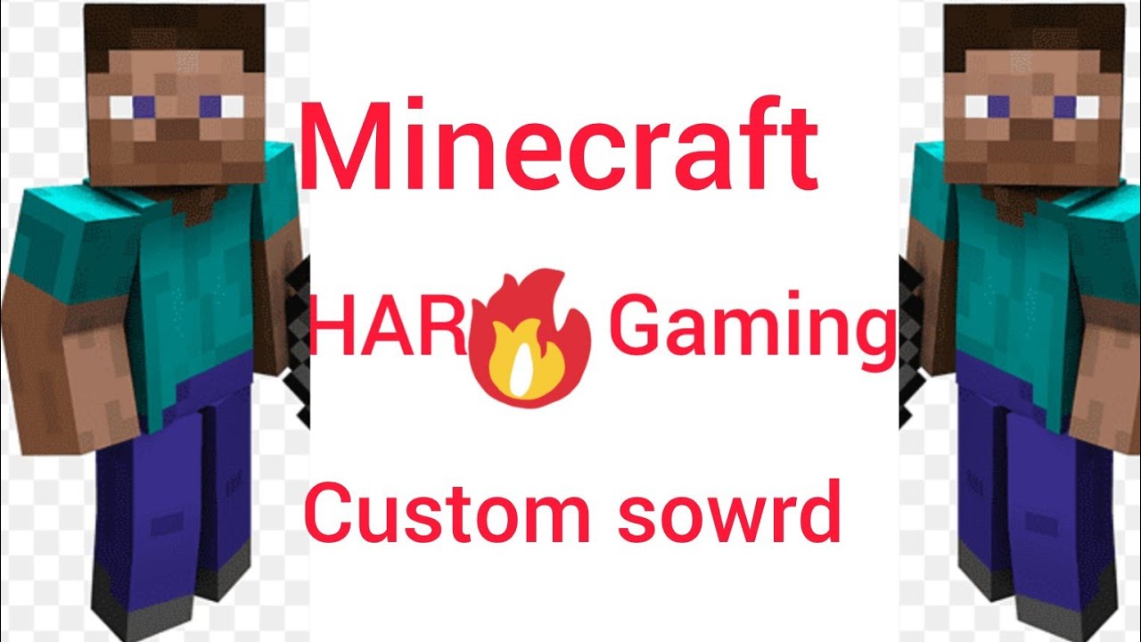 playing minecraft. custom sowrd - YouTube