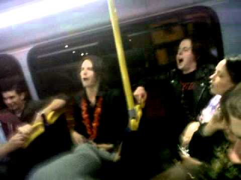 millwall thugs singing on bus - YouTube