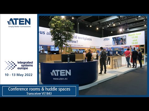 ATEN @ ISE 2022: HDBaseT3 Transceiver VE1843