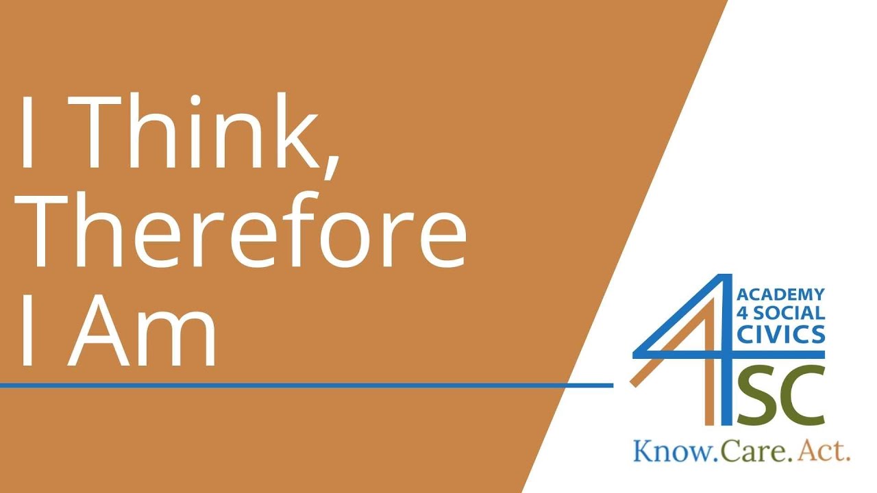 I Think, Therefore I Am: Cartesian Skepticism and Foundationalism ...