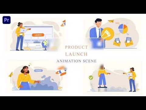 Rocket Product Launch Ideas Animation Scene Premiere Pro Template ...