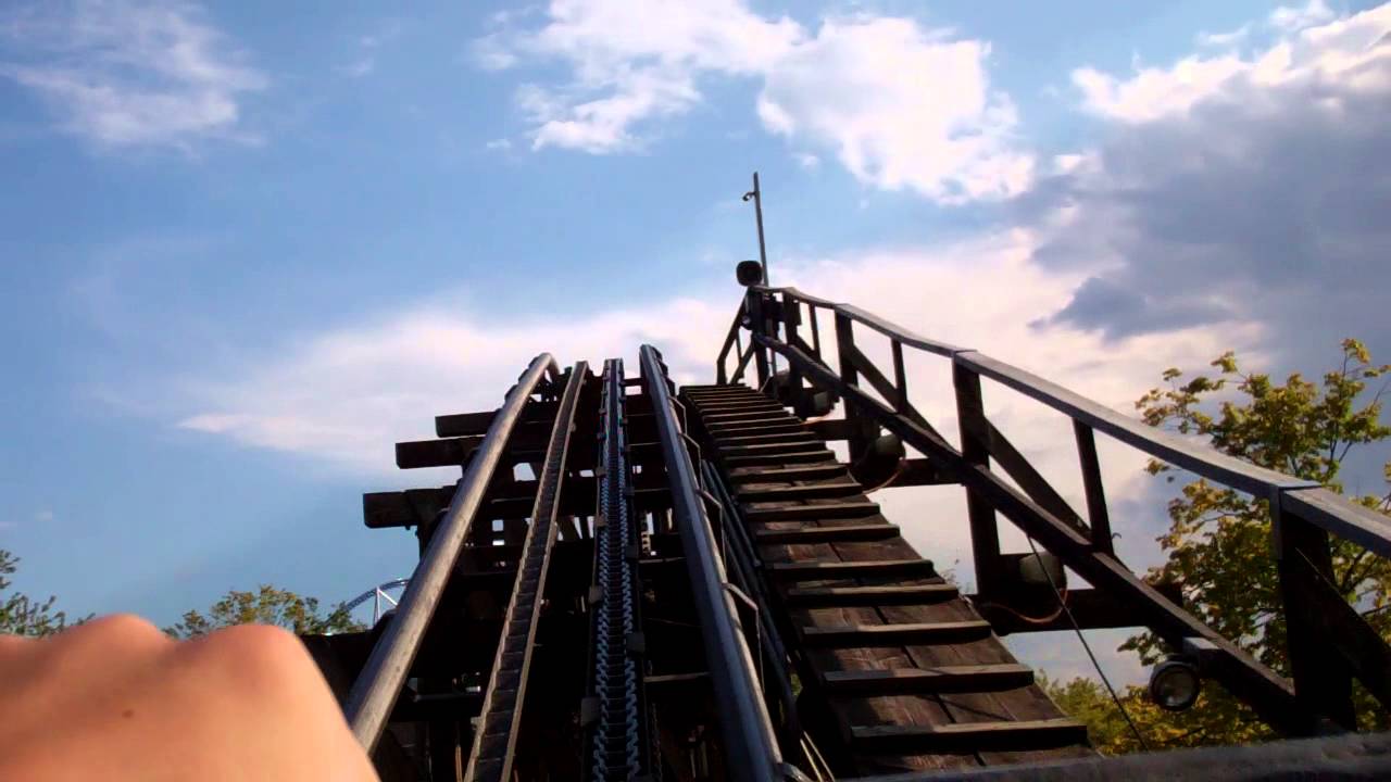 Cedar Creek Mine Ride- Front Car POV- Cedar Point - YouTube
