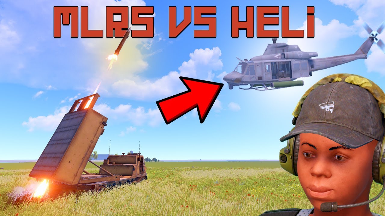 Can Patrol Helicopter Survive MLRS rockets in Rust? - YouTube